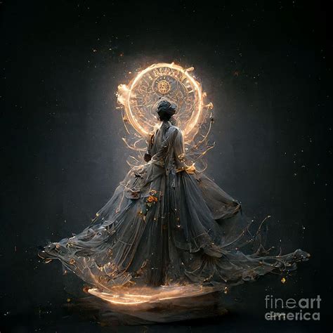 Concept Of Love And Quantum Entanglement With God Digital Art By