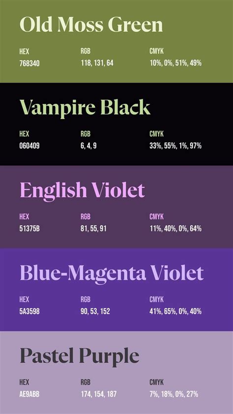 Character Color Palette Artofit
