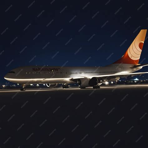 Airplane Jet Plane Aircraft Sky Air Travel Fake Cgi Illustration Photo
