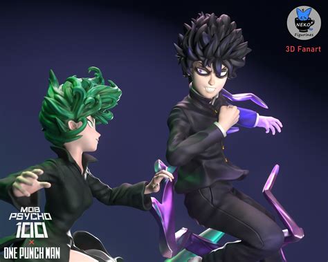 Tatsumaki Vs Mob Opm X Mobpsycho 100 Figurine Stl 3d Model 3d