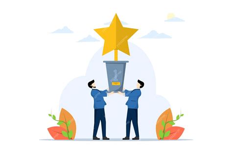 Premium Vector Concept Of Work Achievement And Success Or Successful Work Achievement Or Team