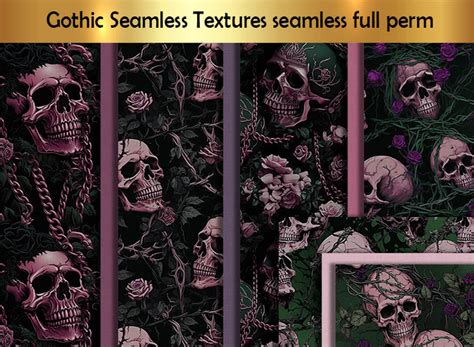 Second Life Marketplace Gothic Seamless Textures A Full Perm