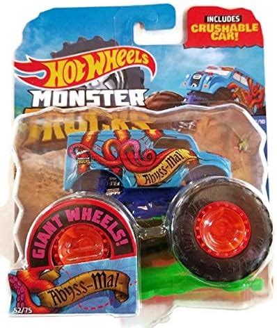 Hot Wheels Monster Trucks Abyss Mal W Crushable Car Amazon Sg Toys