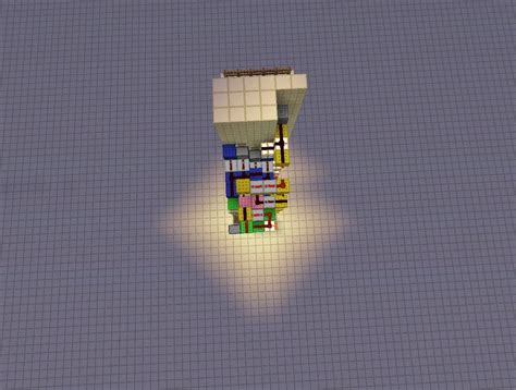 Minecraft Fast Up And Down Piston Elevator Redstone Showcase
