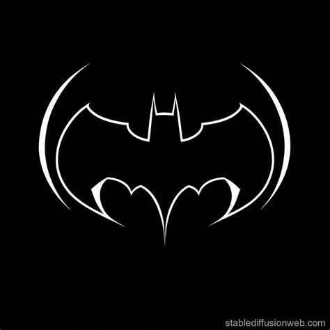 Batman Logo Black And White