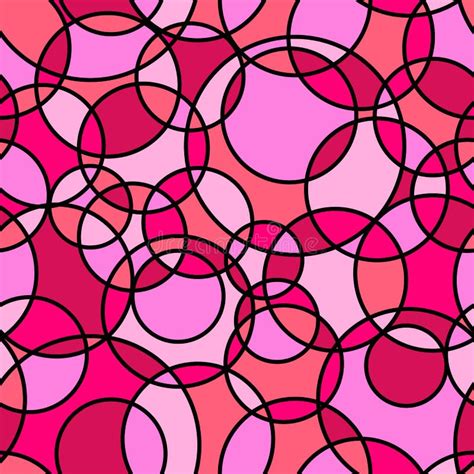 Seamless Pattern With Pink Circles Stock Vector Illustration Of Modern Fashion 43601130