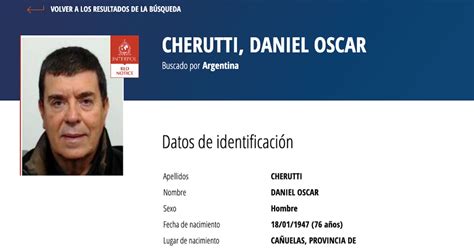 Interpol Busca Al Hermano De Miguel Ángel Cherutti Por Crímenes De Lesa