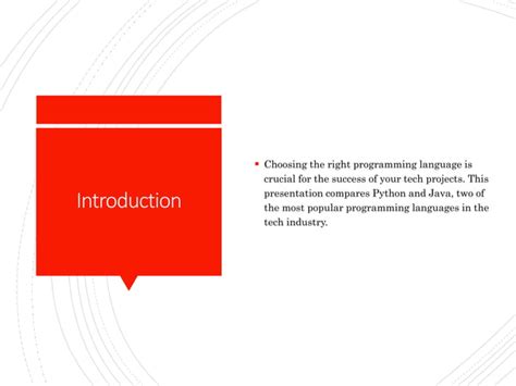 Python Vs Java Selecting The Ideal Language For Your Technical Journey