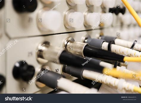 Fc Fiber Cross Connect Patch Panel Stock Photo Edit Now