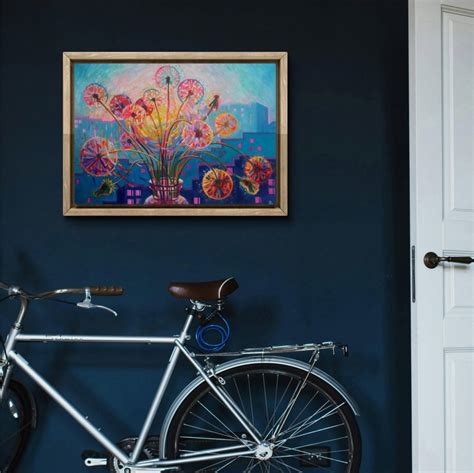 Купить картину Городские цветы в Москве от художника Коняева Ольга