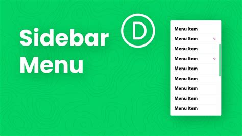 how to make a divi sidebar menu tutorial by pee aye creative