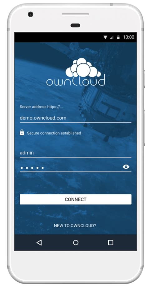 new login view · issue 2219 · owncloud android · github