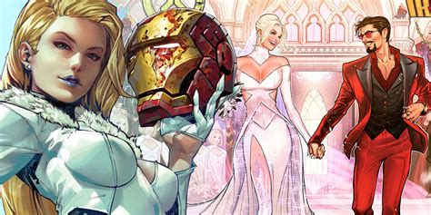 Emma Frost Tony Stark Wedding