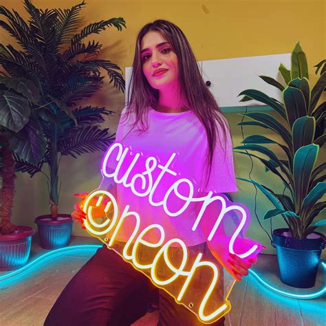 Custom Name Neon Sign Neon Sign Custom Custom Led Light Bedroom Decor Custom Led Sign Wall