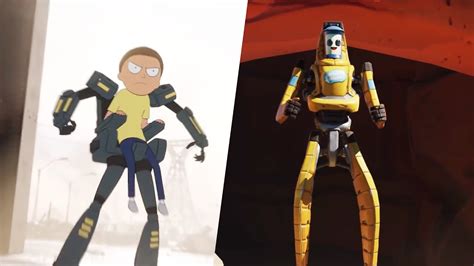 Mecha Morty Trailer Vs Mecha Peely Trailer Fortnite Shorts Youtube
