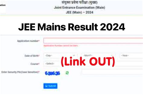 JEE Mains Result 2024 Session 1 Link OUT Check Result Cut Off Marks Jeemain Nta Ac In