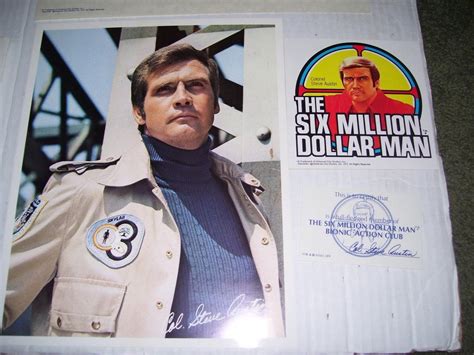 Mint Six Million Dollar Man Bionic Action Club Form Set Bionic Man