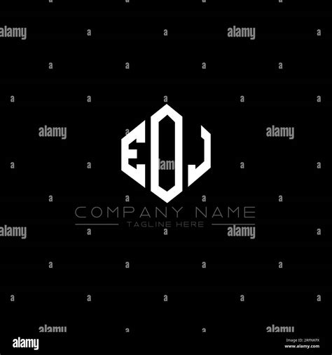 Eoj Letter Logo Design With Polygon Shape Eoj Polygon And Cube Shape Logo Design Eoj Hexagon