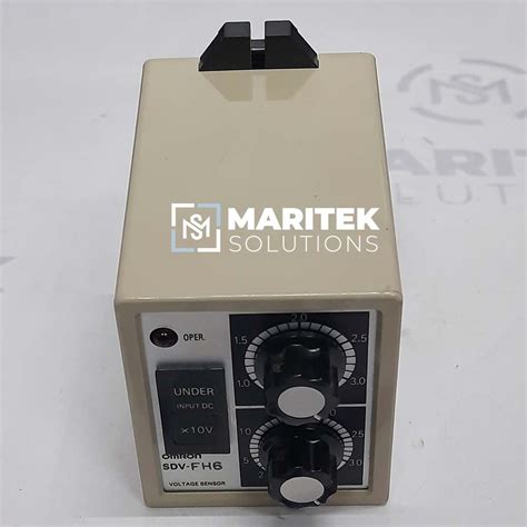 Omron Sdv Fh6 Voltage Sensor Maritek Solutions