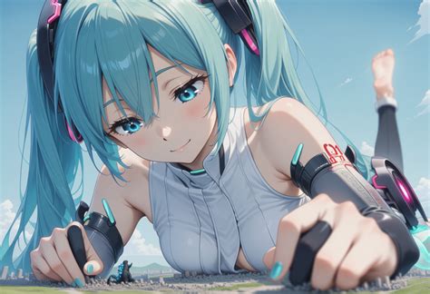 Ai Giantess Hatsune Miku By Tshufengvaj On Deviantart