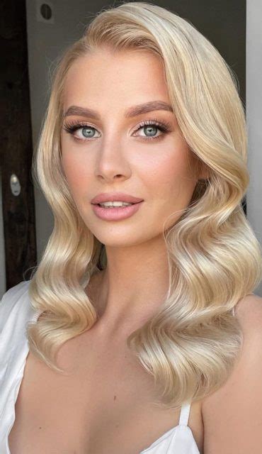40 Radiant Bridal Glamour Wedding Makeup Ideas Barely There Makeup For Blonde Bride