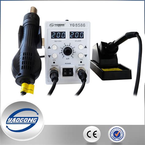YAOGONG 8586 BGA новая паяльная станция двойной цифровой 2 в 1 smd ...