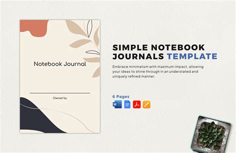 Editable Notebook Journal Templates In Word To Download
