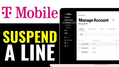 How To Suspend A Line On T Mobile 2025 Quick And Easy Youtube