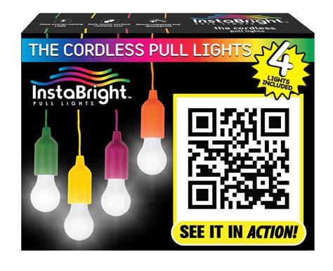 Insta Bright Pull Lights 6pk Case