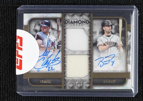 2023 Topps Diamond Icons Dual Player Autographed Relics Dpda Cpo