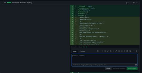 Jupyter Notebook Rich Diff Feedback · Community · Discussion 37376