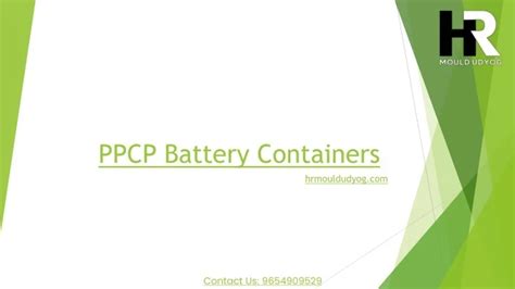 PPT PPCP Battery Containers PowerPoint Presentation Free Download ID