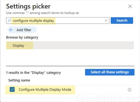 Configure Multiple Display Mode Using Intune