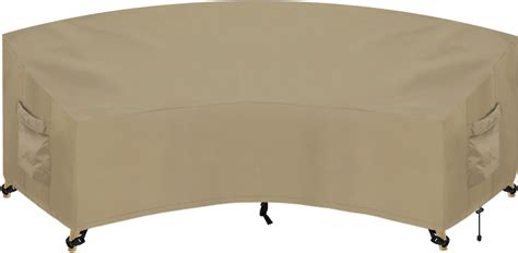 Purefit Outdoor Sectional Sofa Cover Waterproof Curved