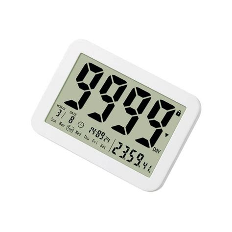 White 9999 Days Count Down Timer Countdown Days Timer Clock Clock Lcd