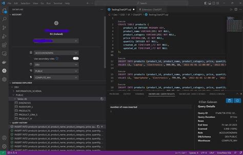 ️ Snowflake In A Nutshell — Chatgpt 烙 Dan Galavan