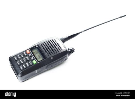 Handheld Communication Device Featuring A Keypad And Antenna For Radio