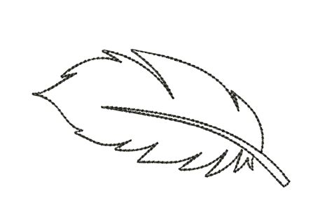 Feather Sketch · Creative Fabrica
