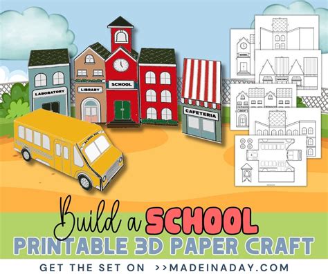 Free 3d Paper Craft Printable Sets