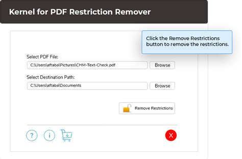 PDF Restriction Remover Tool To Remove PDF Security Fast