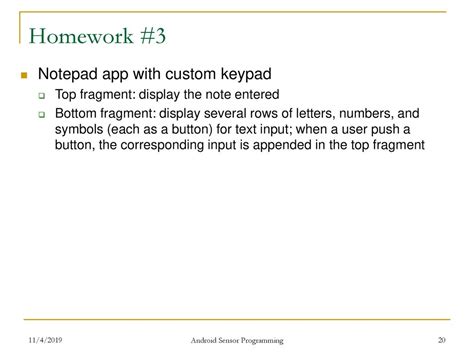 Android Sensor Programming Ppt Download