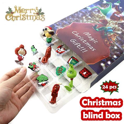 Advent Halloween Blind Box Christmas Grinch Scary Blind Box 24