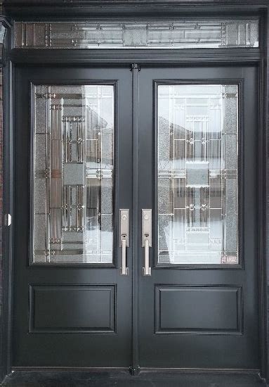 Decorative Front Door Glass Inserts Modern Grey Front Door London