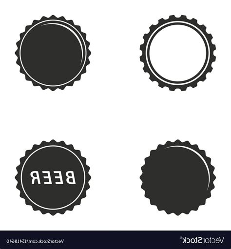 Beer Bottle Cap Vector At Collection Of Beer Bottle