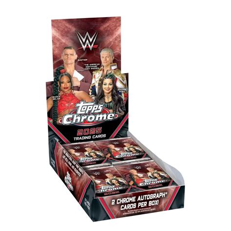 2025 Topps Chrome Wwe Hobby Box Diamond Cards Online