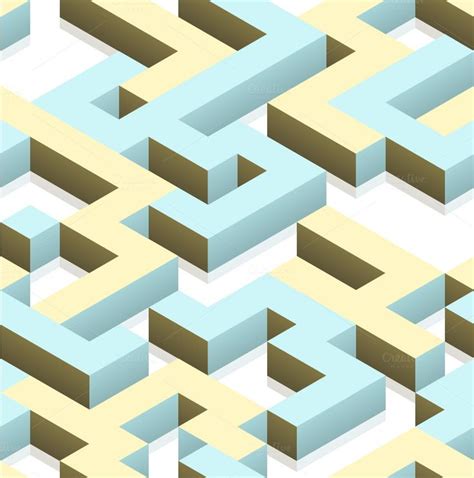 Isometric Seamless Patterns Isometric Shapes Isometric Seamless Patterns