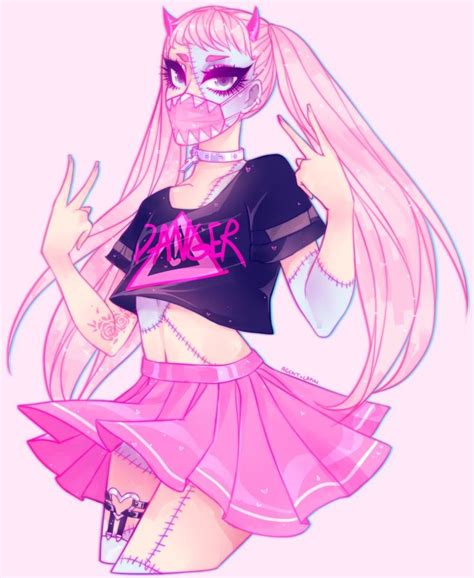 830 Best Pastel Goth Art Images On Pinterest Pastel Goth Art