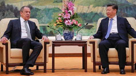 El Presidente De China Xi Jinping Se Reúne Con El Canciller De Rusia En