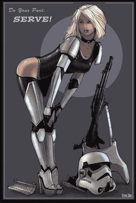 Sexy Star Wars Female Stormtrooper