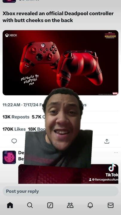 Xbox Reveals Official Deadpool Controller With Butt Cheeks Deadpool